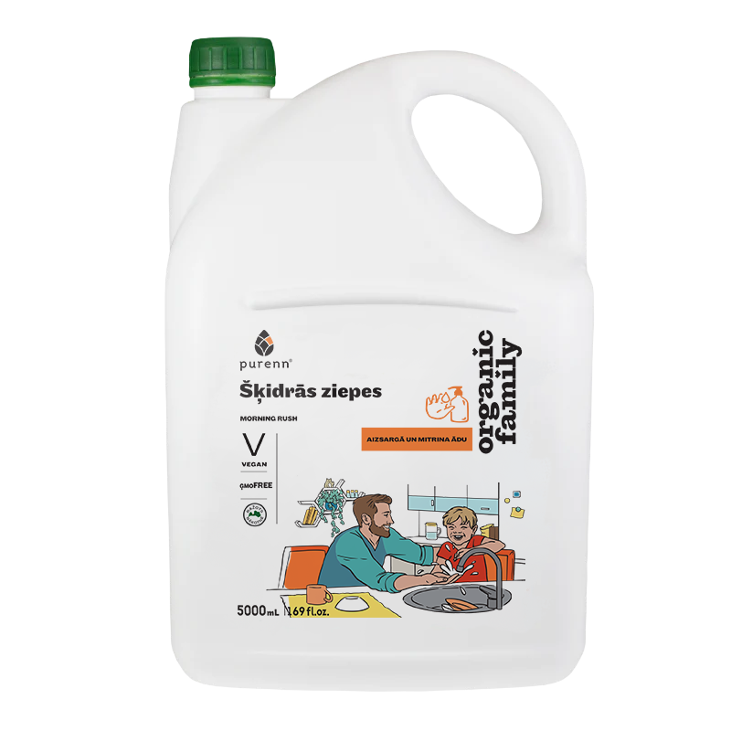 Liquid soap with rowanberry and linden extracts. Morning Rush 5L – Purenn