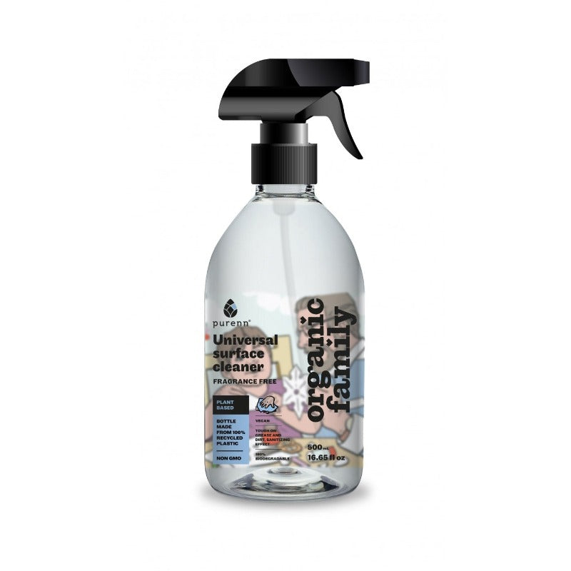Universal surface cleaner. Fragrance free 500ml – Purenn